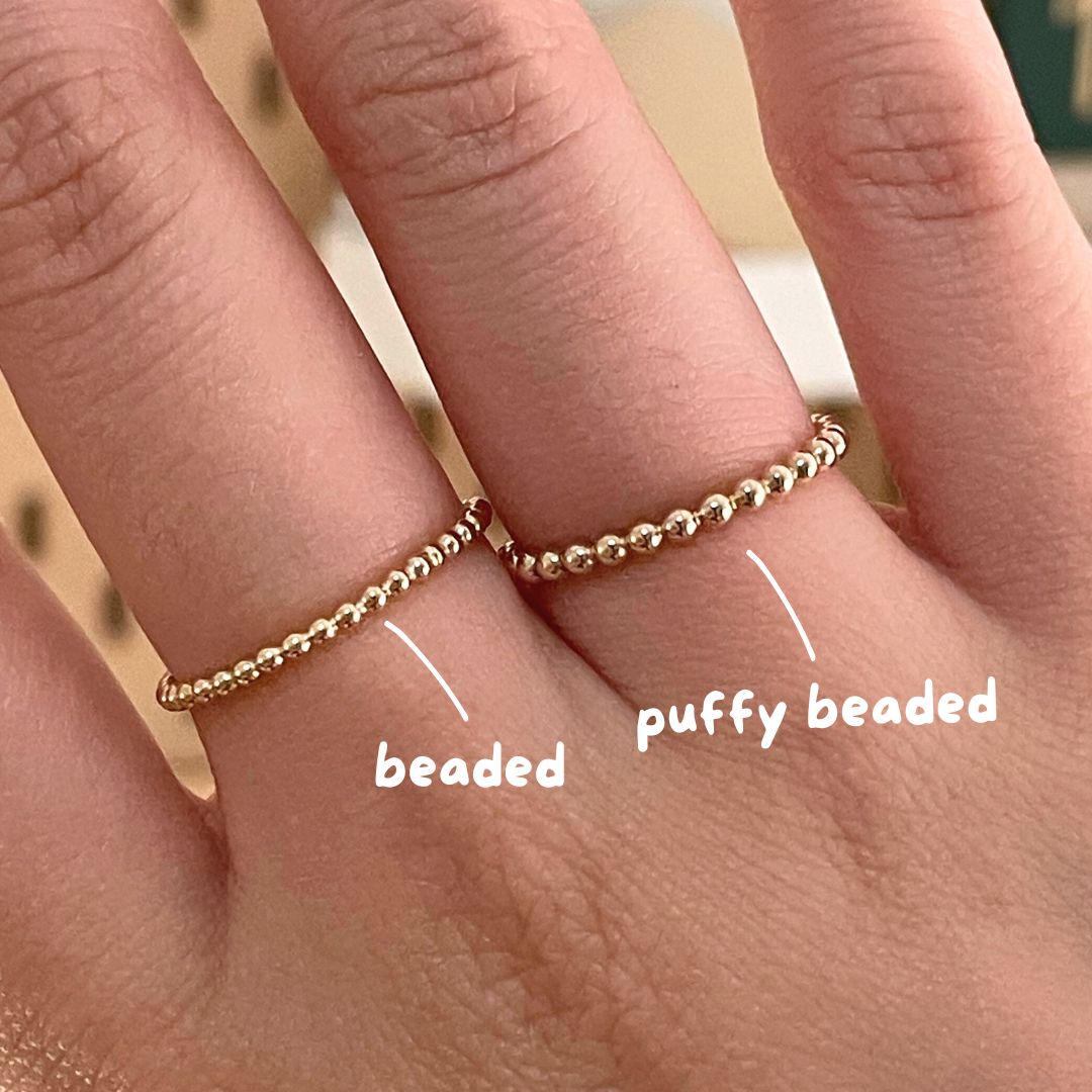Puffy Beaded Ring – Mellow