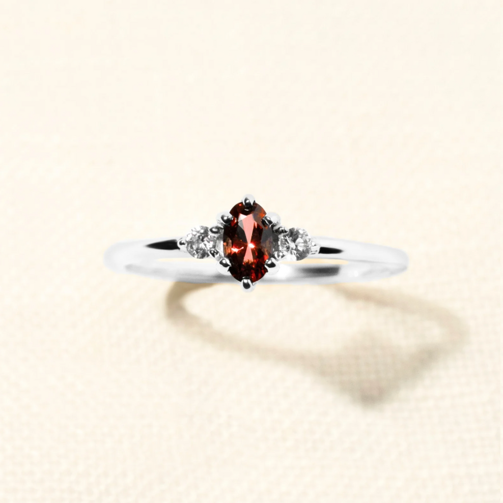 Zaniah Sapphire Ring – Gold & Silver | Mellow