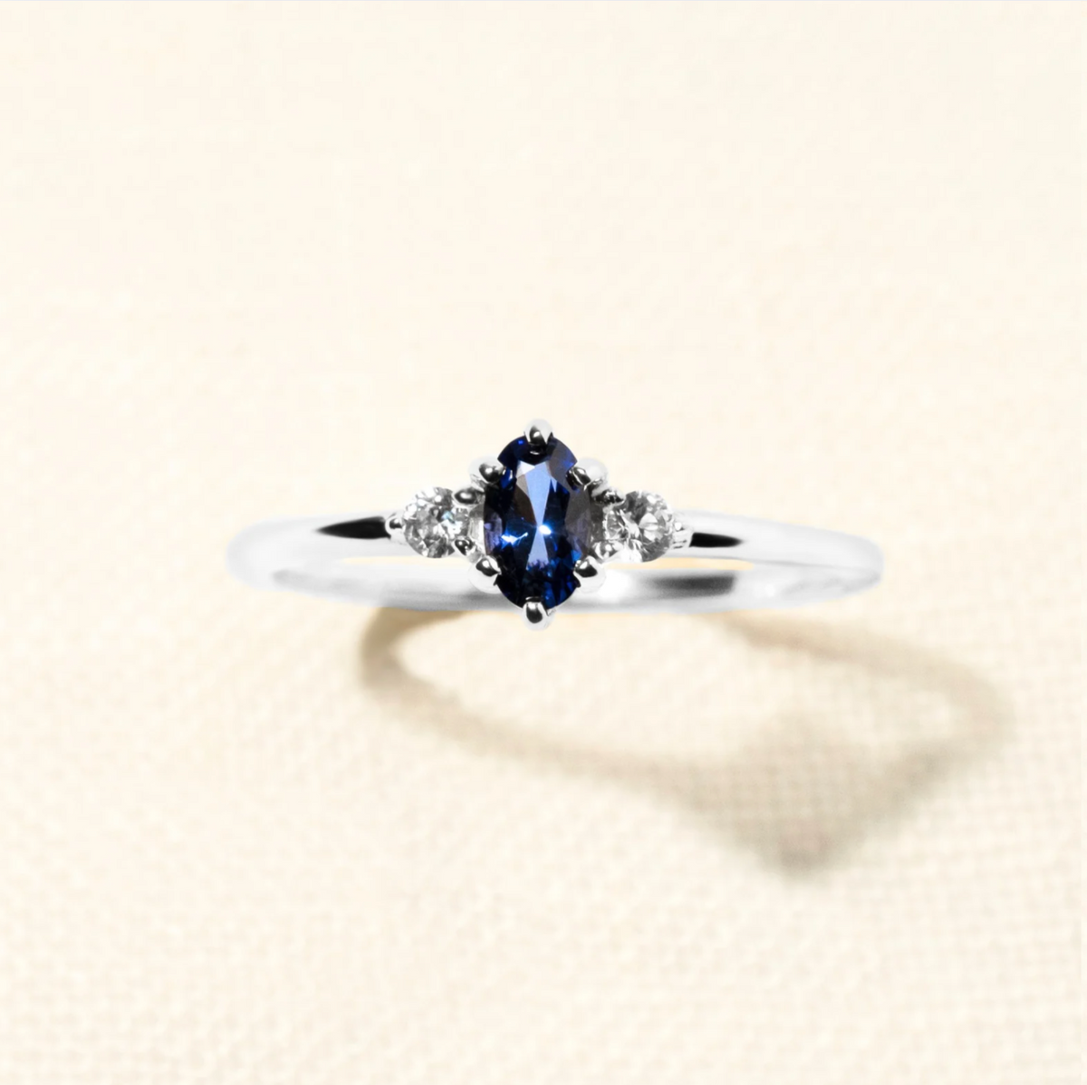 Zaniah Sapphire Ring – Gold & Silver | Mellow